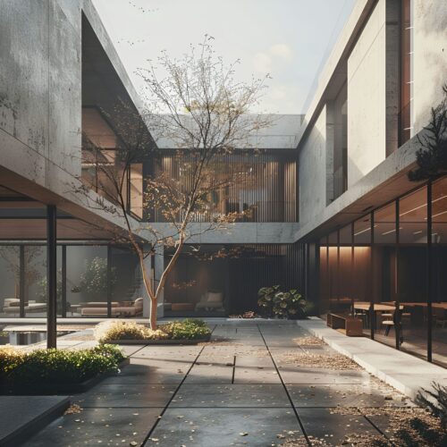 Courtyard: Size, Functionality, Uses, Furniture And Renovation