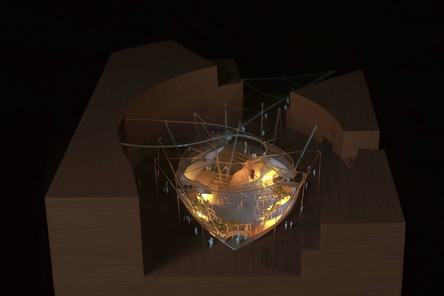 The Floating Courtyard - Underground Entrance Plaza Renovation / Deep ...