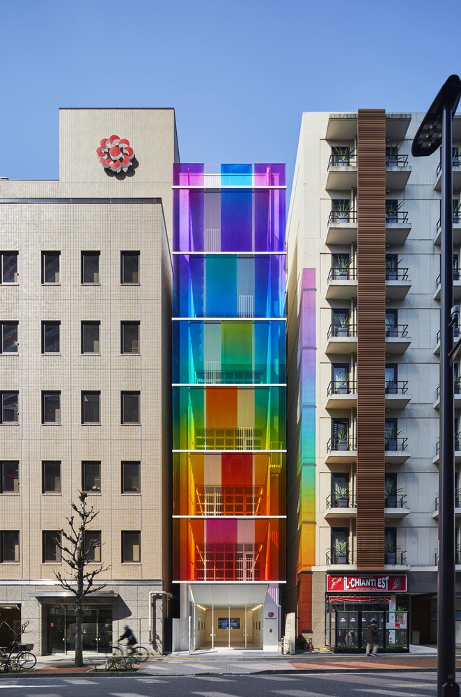 Vertical Rainbow Office Building / SAKO Architects