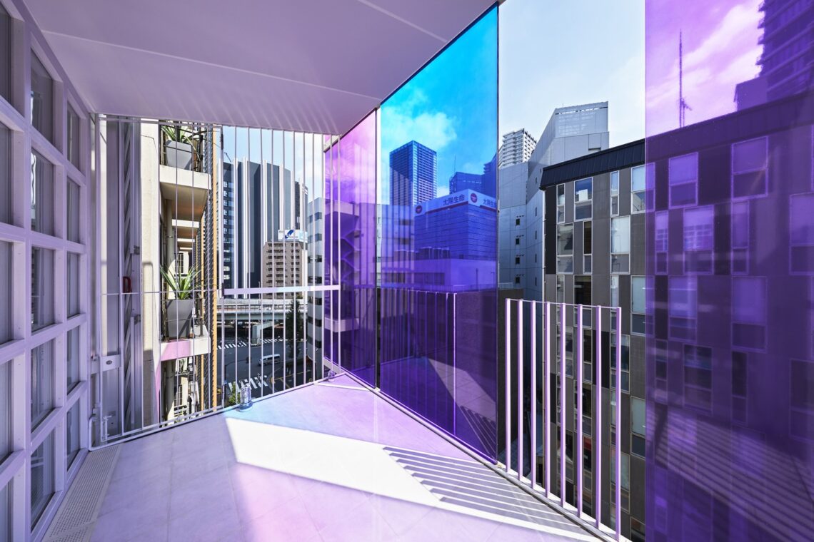Vertical Rainbow Office Building / SAKO Architects