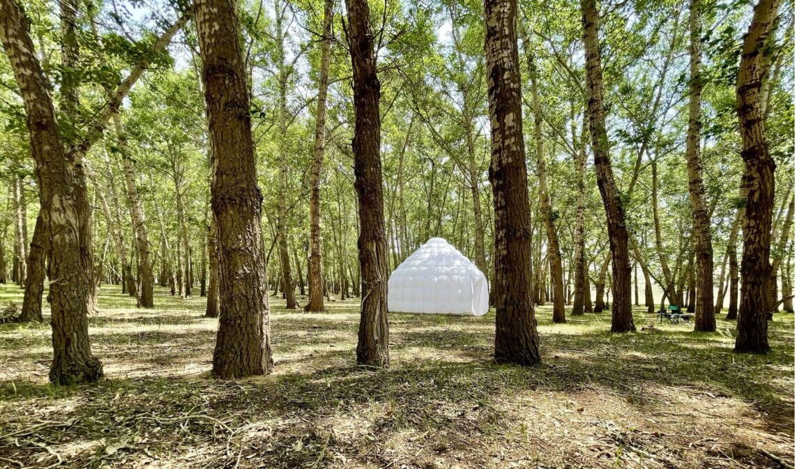 Air Ger, Inflatable Mongolian Yurt / Ger Atelier