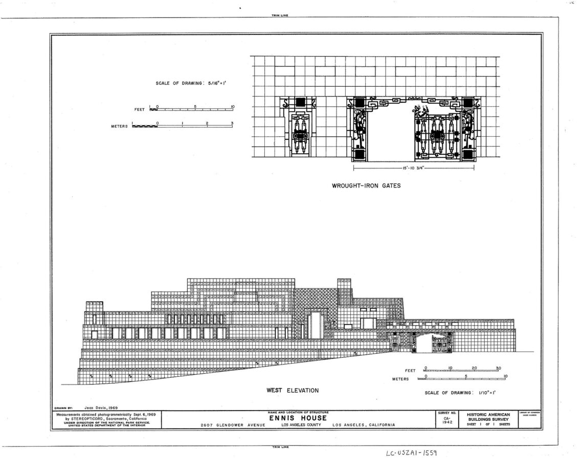 Ennis House / Frank Lloyd Wright | Classics On Architecture Lab ...