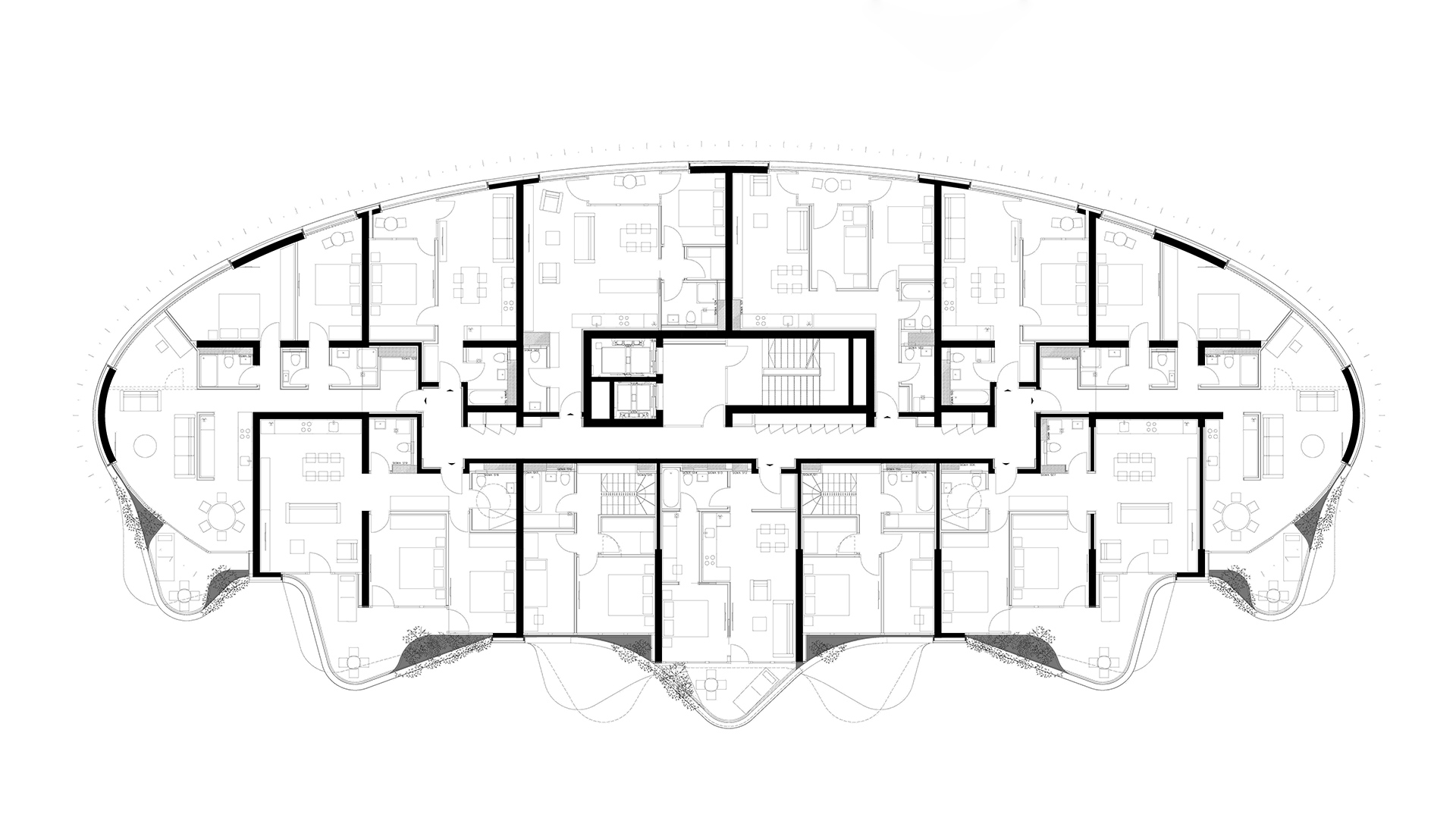 Residential Building ELIPSE / SADAR+VUGA