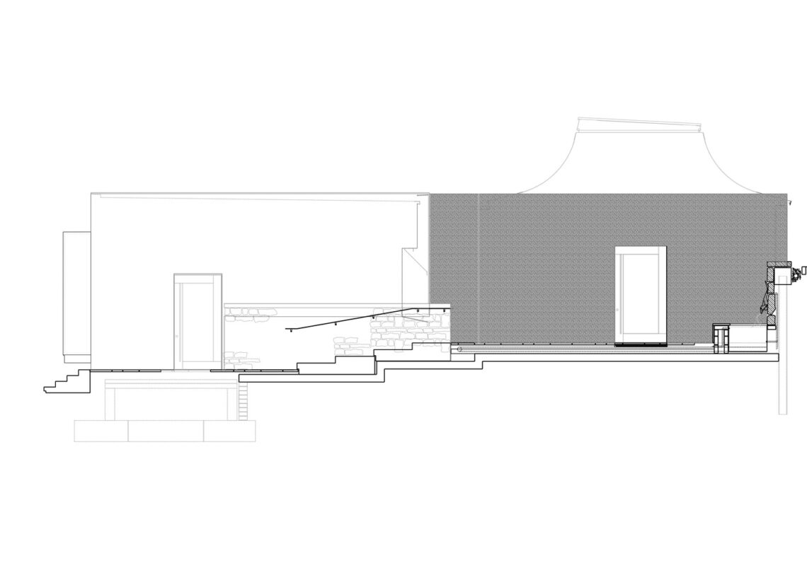 Rammed Earth Yoga Studio / Invisible Studio