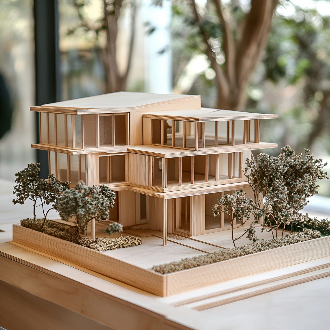 Presentation Model In House House Layout Design Proposal Powerpoint