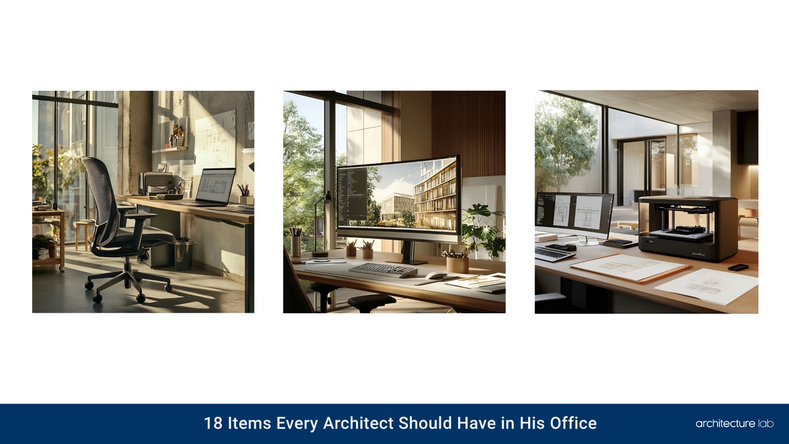18 Items Every Architect Should Have In His Office
