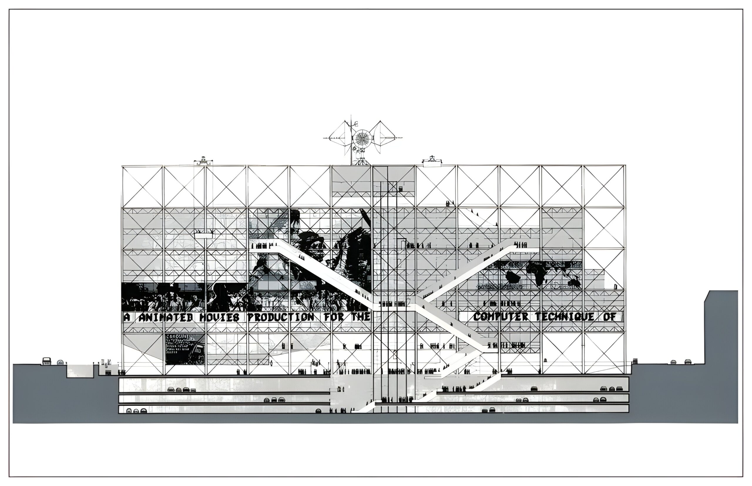 Centre Georges Pompidou / Renzo Piano Building Workshop + Richard ...