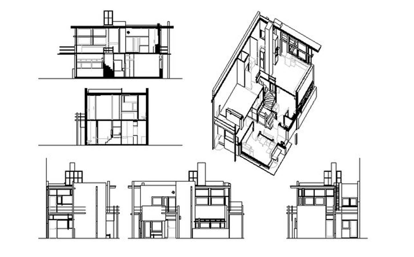 Rietveld Schroder House / Gerrit Rietveld | Classics On Architecture Lab